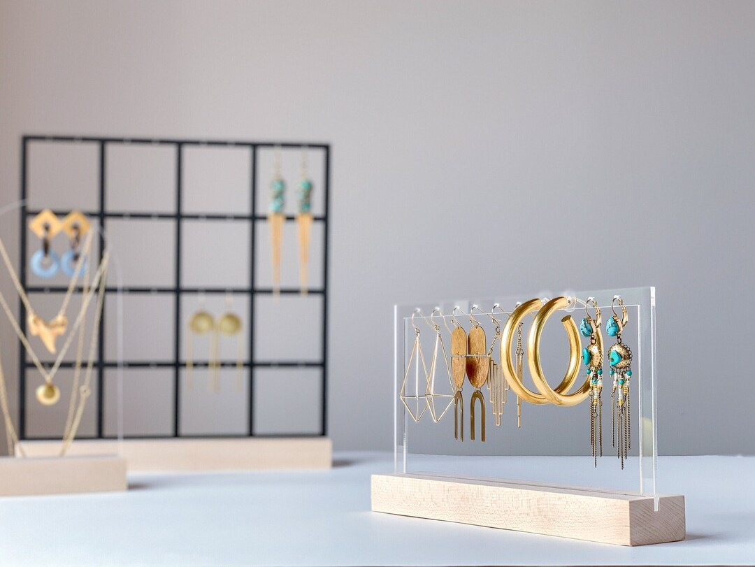 PATRICIA Earring Display Hoop Earring Display Acrylic - Etsy