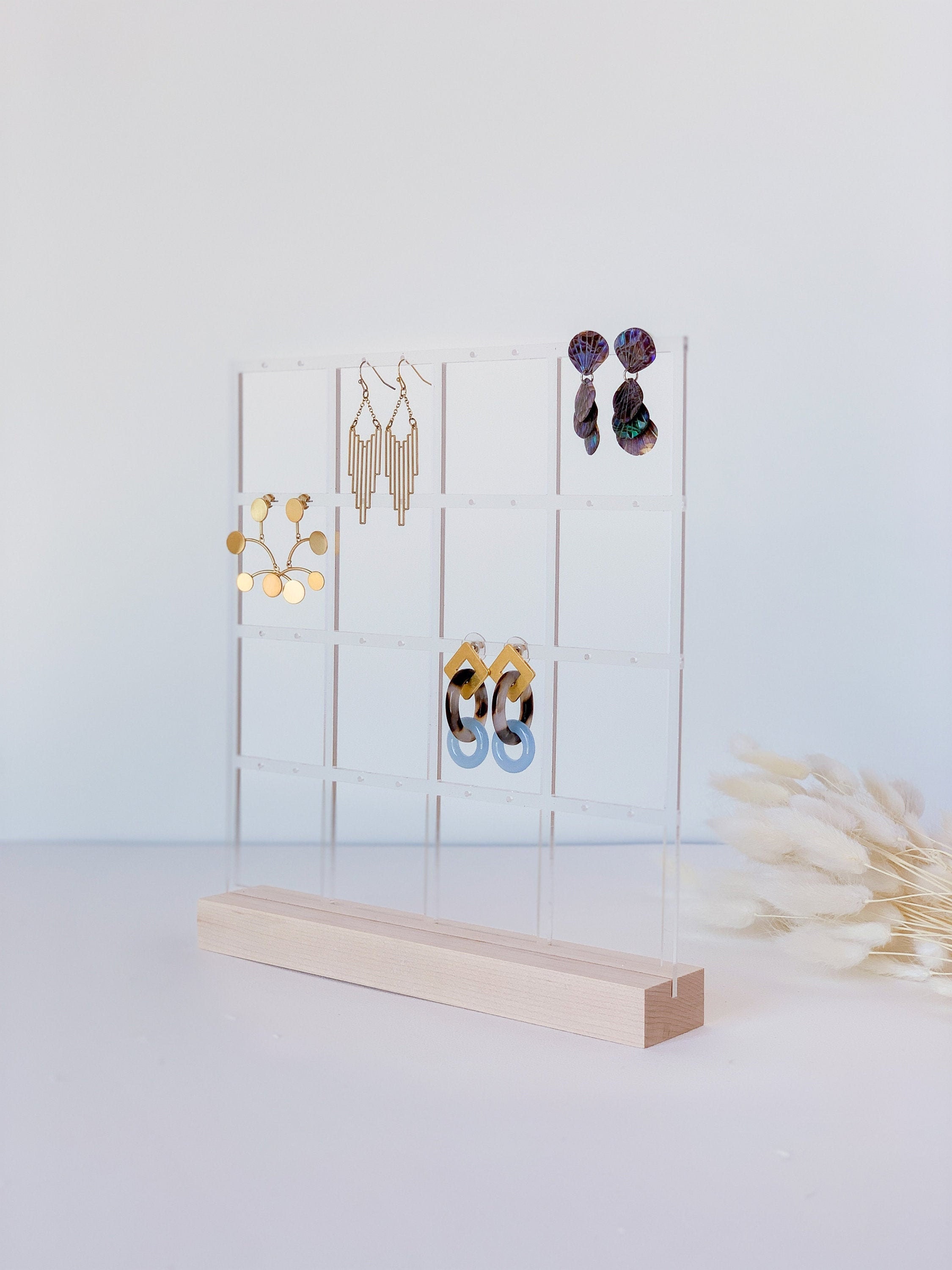 GRID Earring Display Modern Jewelry Stand Jewelry - Etsy