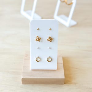 EDIE | Earring Display, Earring Stand, Minimalist Earring Holder, Shop ...
