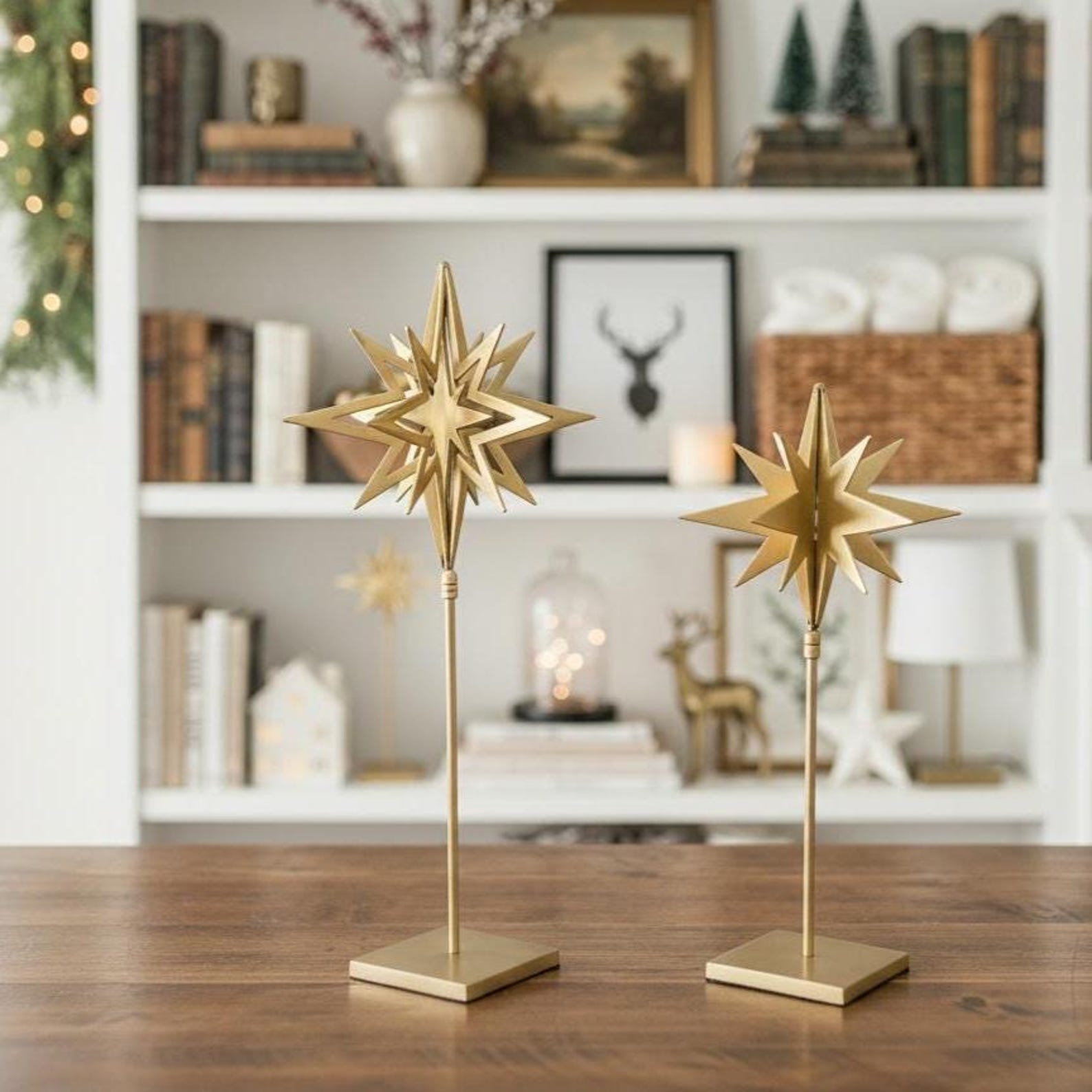 Solid Brass Star Decor | Heirloom Quality Holiday Decoration ...