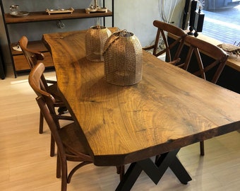 Wood Slab Table Top - Etsy