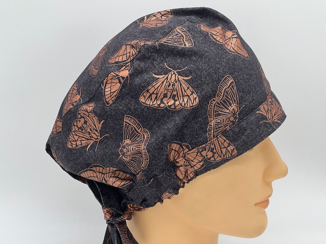 Butterfly Tie Back Cap, PPE, Scrub Cap, Surgical Hat, Nurse, Doctor ...