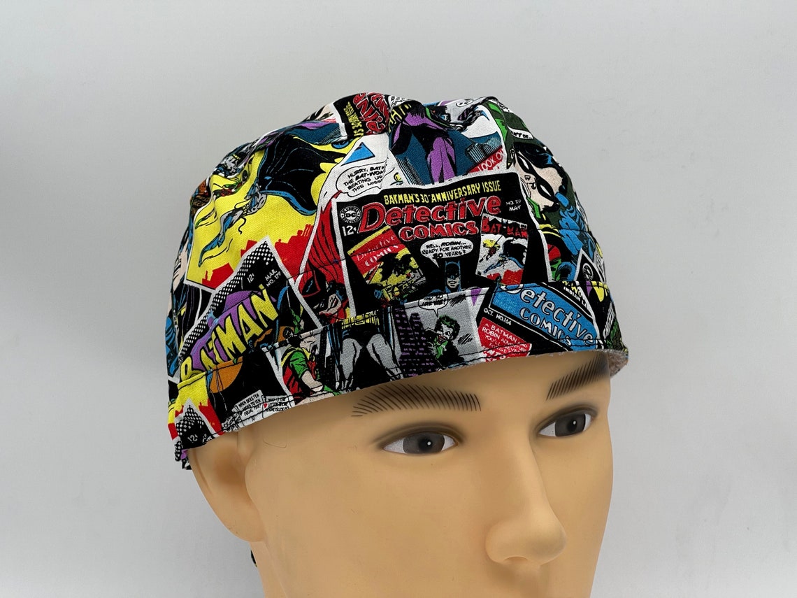 Batman Cap PPE Scrub Cap Surgical Hat Nurse Doctor - Etsy
