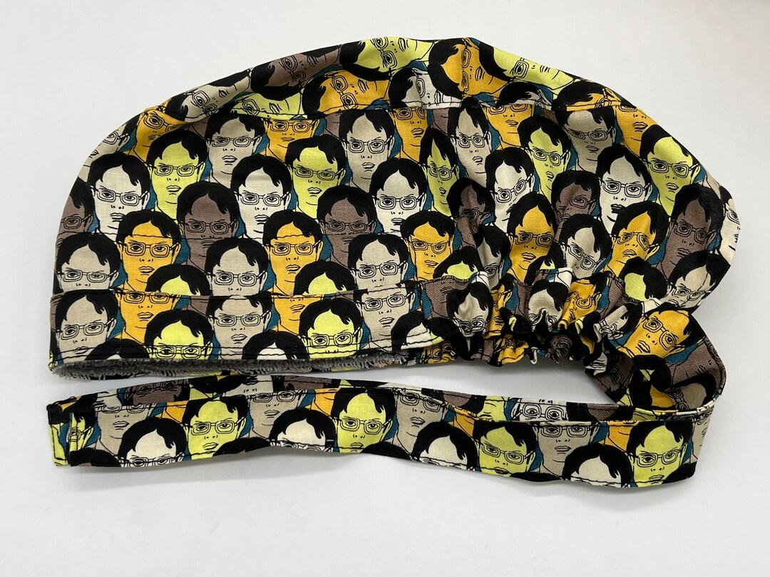 The Office Dwight Tie Back Scrub Cap, PPE, Scrub Cap, Surgical Hat ...