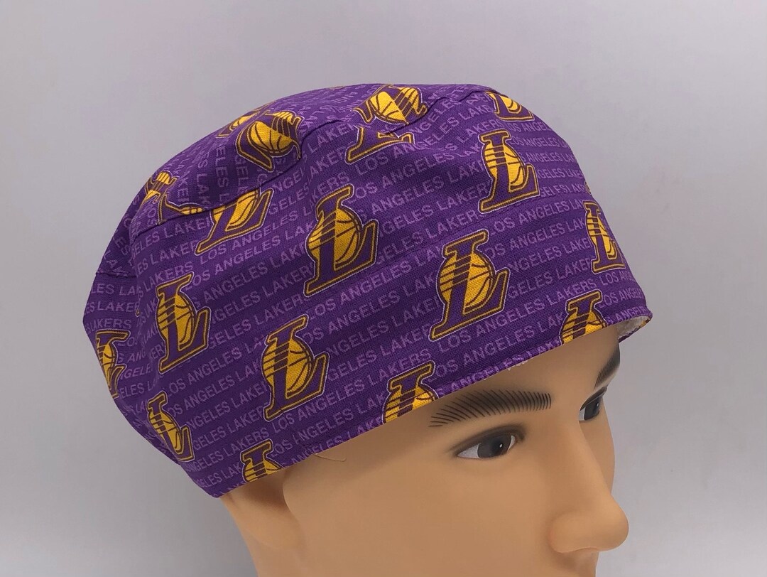 You Can Add Buttons.. LOS ANGELES LAKERS Skull Cap Men's and Women's ...