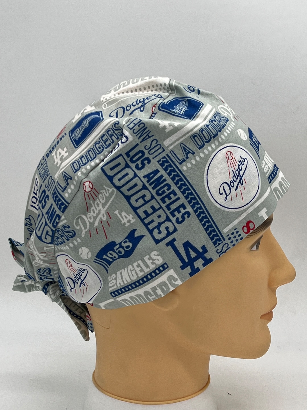Dodger Baseball Scrub Cap PPE Scrub Cap, Surgical Hat, Nurse, Doctor ...