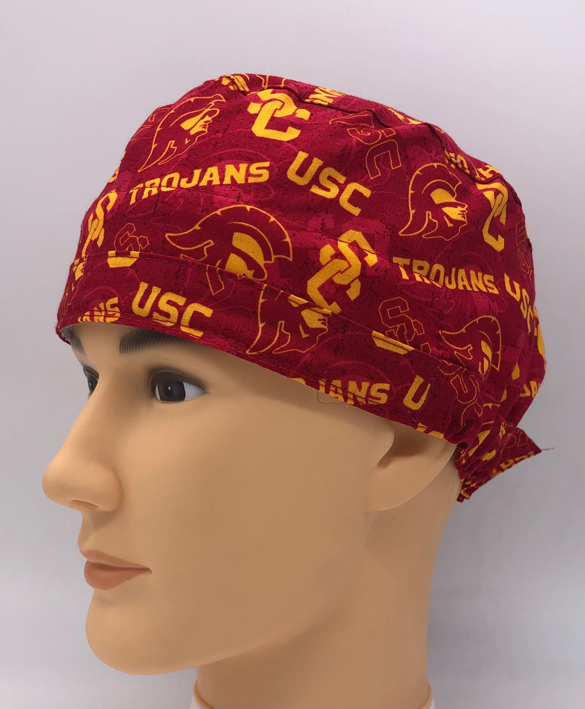 USC Trojans Tie Back, PPE, Scrub Cap, Surgical Hat, Nurse, Doctor ...