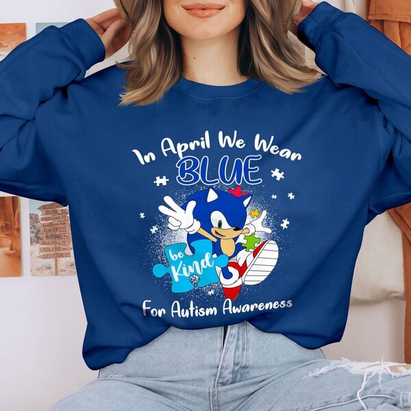 Sonic the Hedgehog Autism Shirt - Etsy