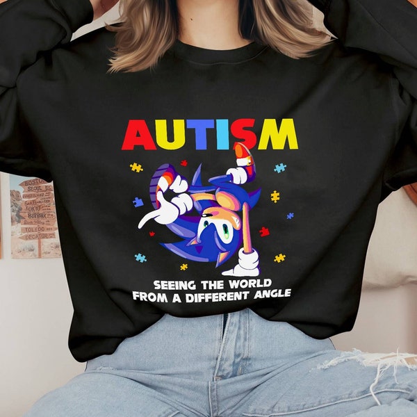 Sonic the Hedgehog Autism Shirt - Etsy
