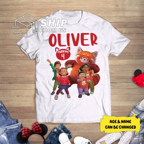 Disney Turning Red Shirt Turning Red Birthday Shirts Custom | Etsy