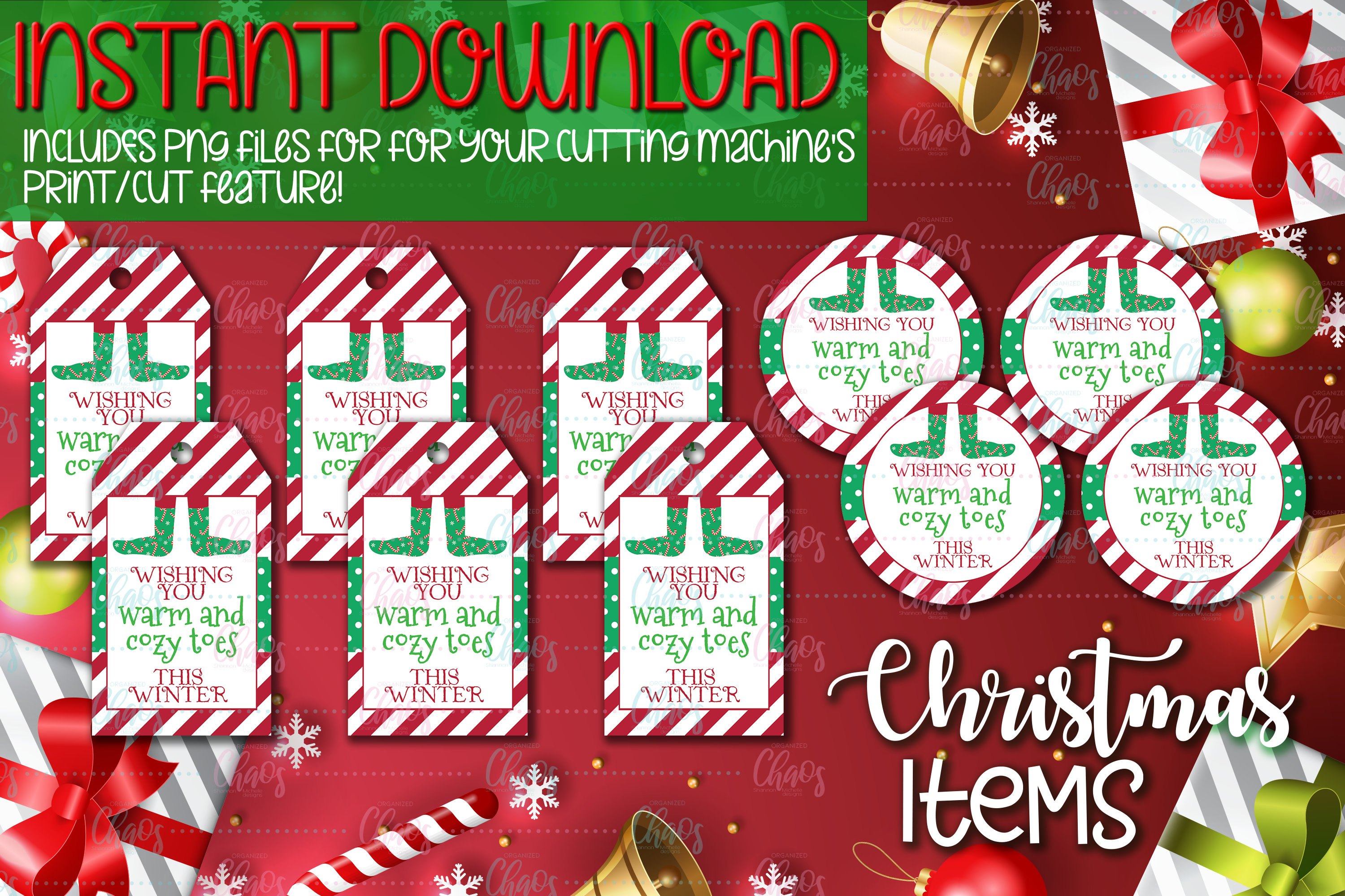 Christmas Socks Gift Tags and Stickers Christmas Favor Tags - Etsy UK