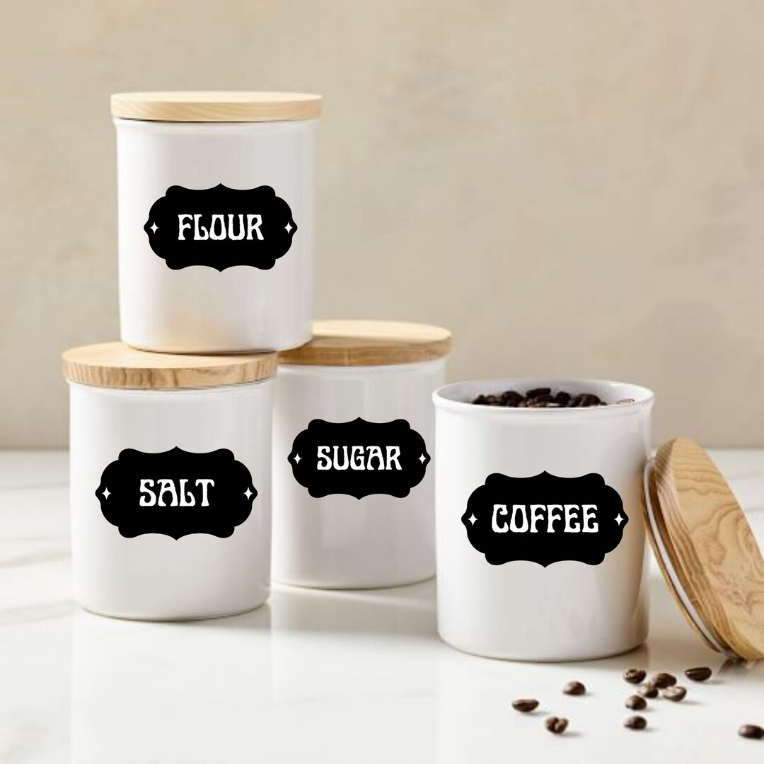 Kitchen Pantry Labels Printable Digital Download Canva Template Link - Etsy