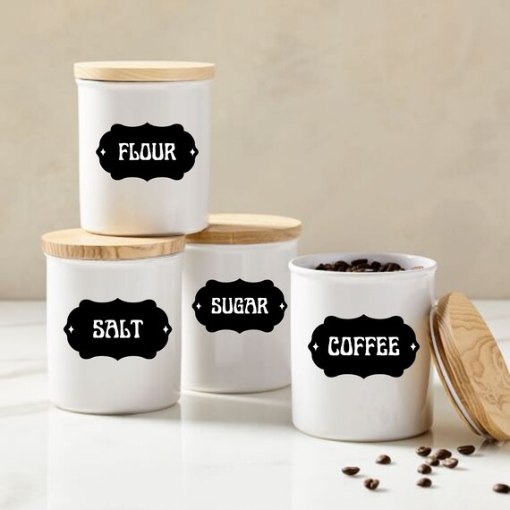 Kitchen Pantry Labels Printable Digital Download Canva - Etsy