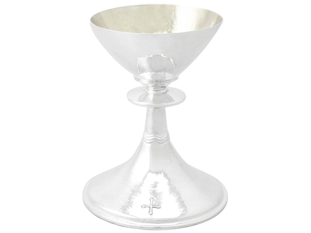 Sterling Silver Chalice - Arts and Crafts Style - Vintage - Etsy