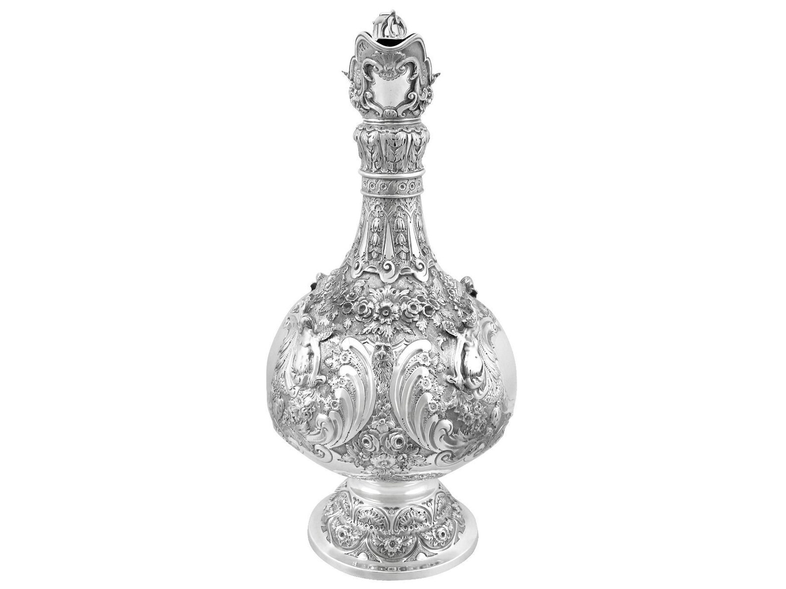 Sterling Silver Armada Jug and Stand - Antique Victorian - Etsy