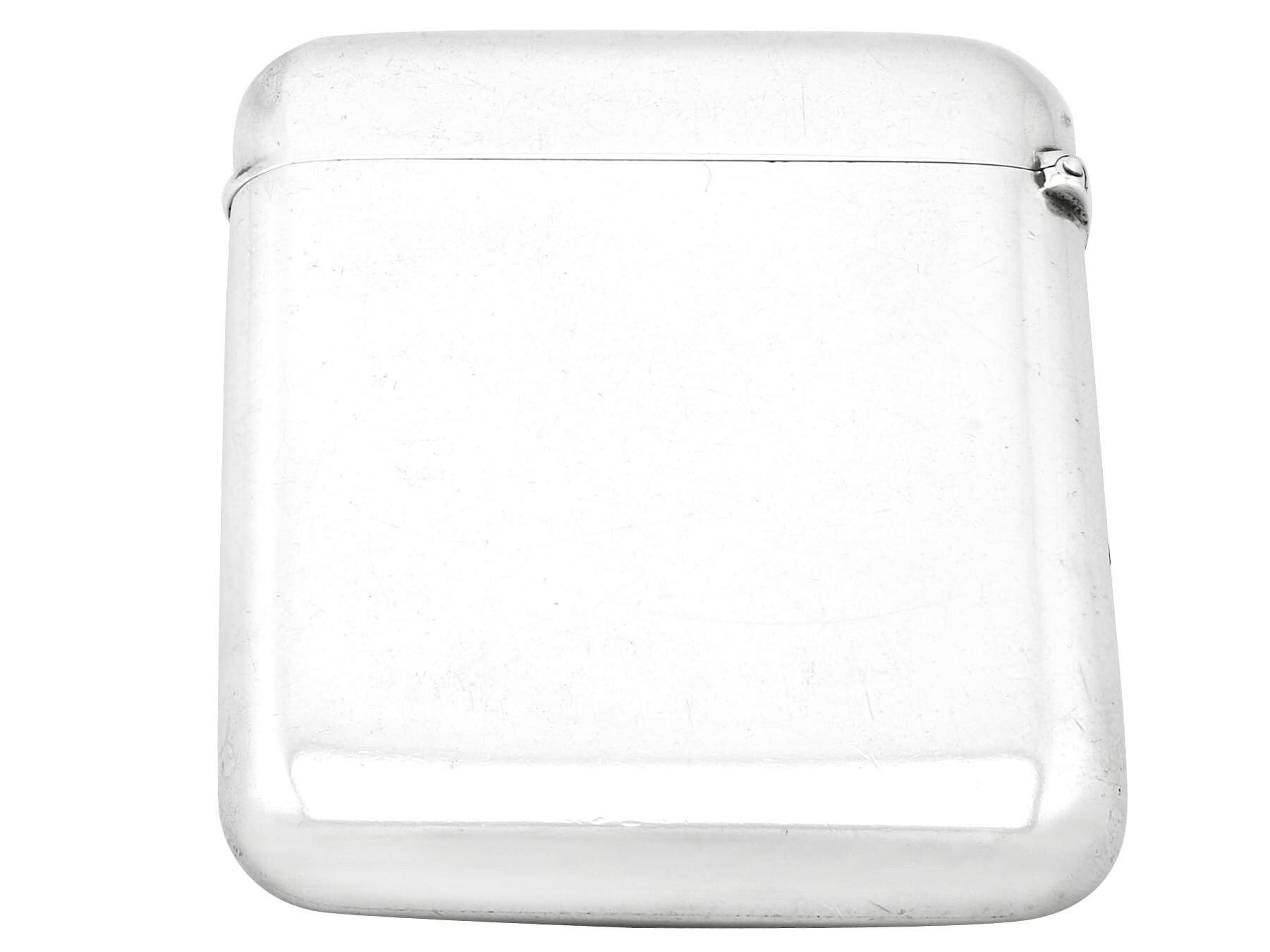 Sterling Silver Card Case - Antique Victorian (1886) - Etsy