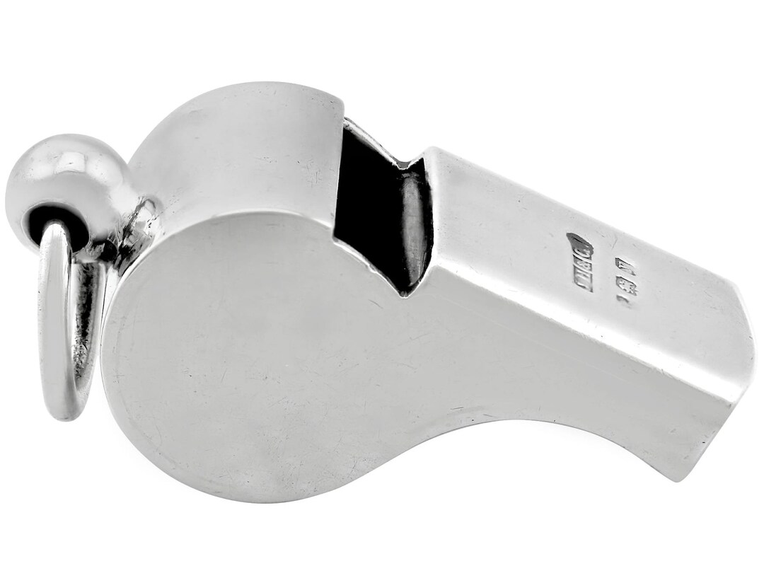 Sterling Silver Pea Whistle - Antique George V - Etsy UK