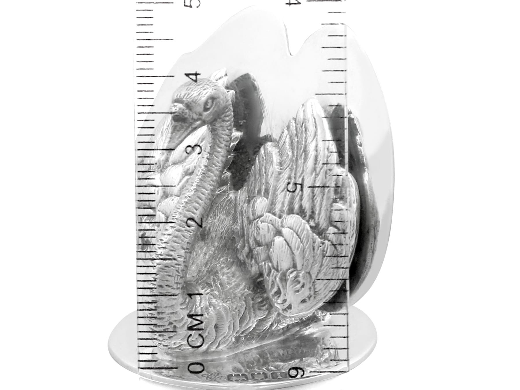 Antique Sterling Silver Swan Menu / Card Holders - Etsy