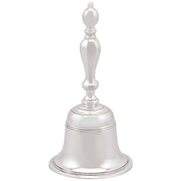 Silver Bell Ornament - Etsy