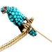 Antique Victorian Turquoise, Ruby and Diamond, 18k Yellow Gold 'falcon ...