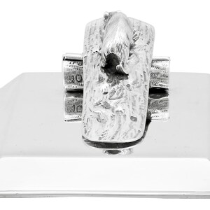 Sterling Silver Paperweight / Letter Clip - Antique George V (1910) - Etsy