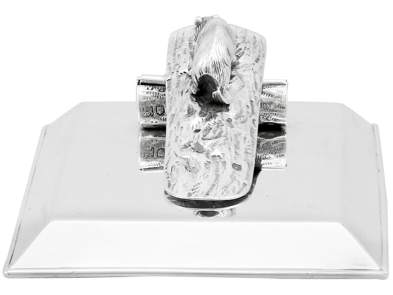Sterling Silver Paperweight / Letter Clip - Antique George V (1910) - Etsy