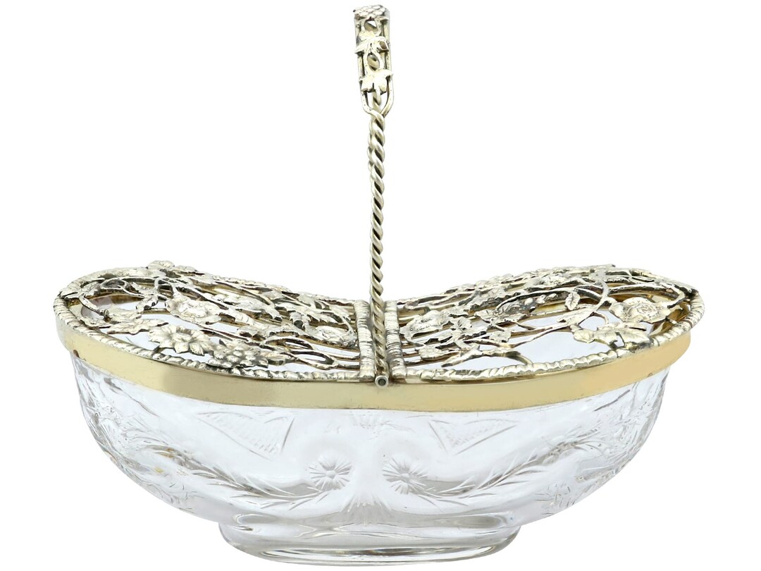 Edwardian Sterling Silver Potpourri Basket (1908) - Etsy