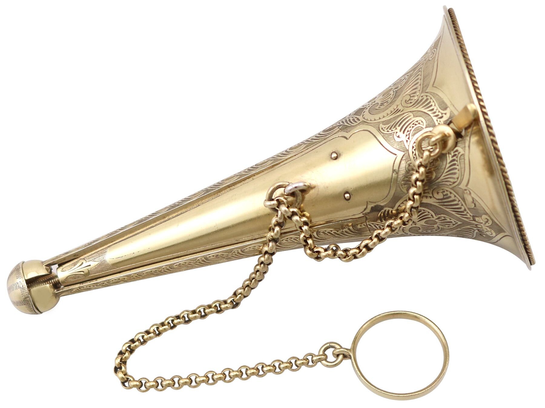 Sterling Silver Gilt Posy Holder Antique Victorian - Etsy