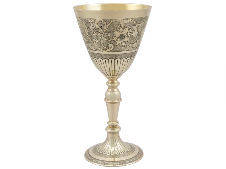 Vintage 9ct Yellow Gold Presentation Cup - Etsy