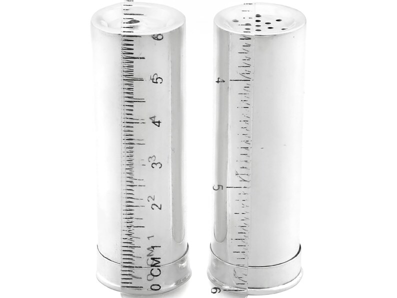 Antique Sterling Silver Shotgun Casing Salt and Pepper Shakers - Etsy