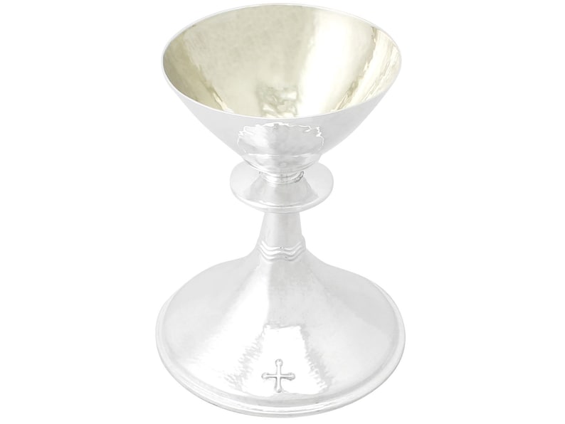 Sterling Silver Chalice - Arts and Crafts Style - Vintage - Etsy
