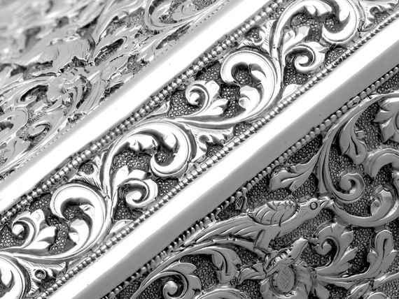 Antique Indian Silver Cologne Bottle Circa 1890 - Gem