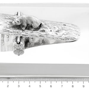 Sterling Silver Paperweight / Letter Clip - Antique George V (1910) - Etsy