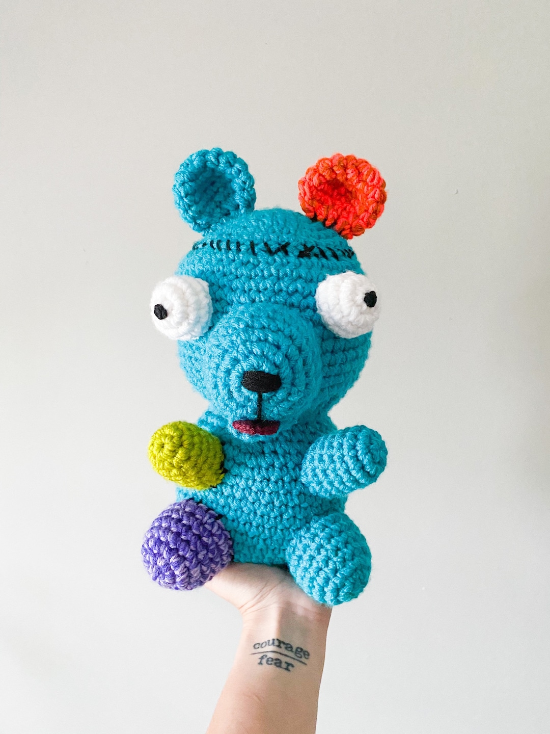 Zombear - Blue - Etsy