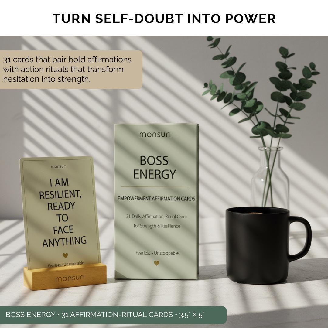 Empowerment Positive Affirmation Cards for Women - 31 Daily Affirmation ...