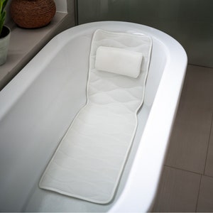 Transform Your Bathtub Into a Spa Oasis. Full-body Bath Pillow and ...