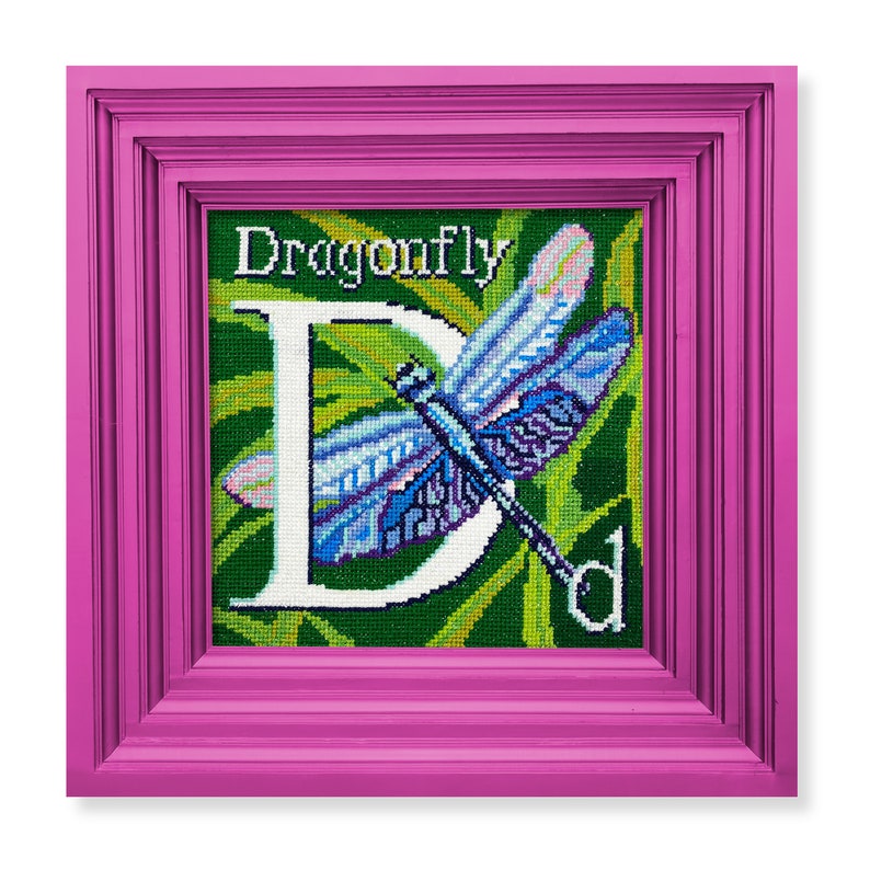 Alphabet Zoo - DIY Instant Digital Download PDF Chart - Cross-stitch - Dragonfly - Etsy