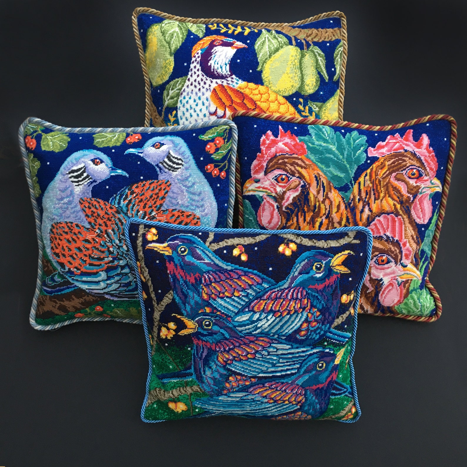 Tapestry Kit Needlepoint Kit Birds Doves - Etsy