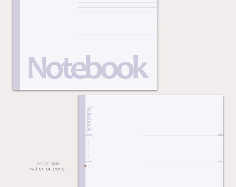 Kokuyo Campus-style Digital Notebook Covers Pastel Colors PDF Digital ...