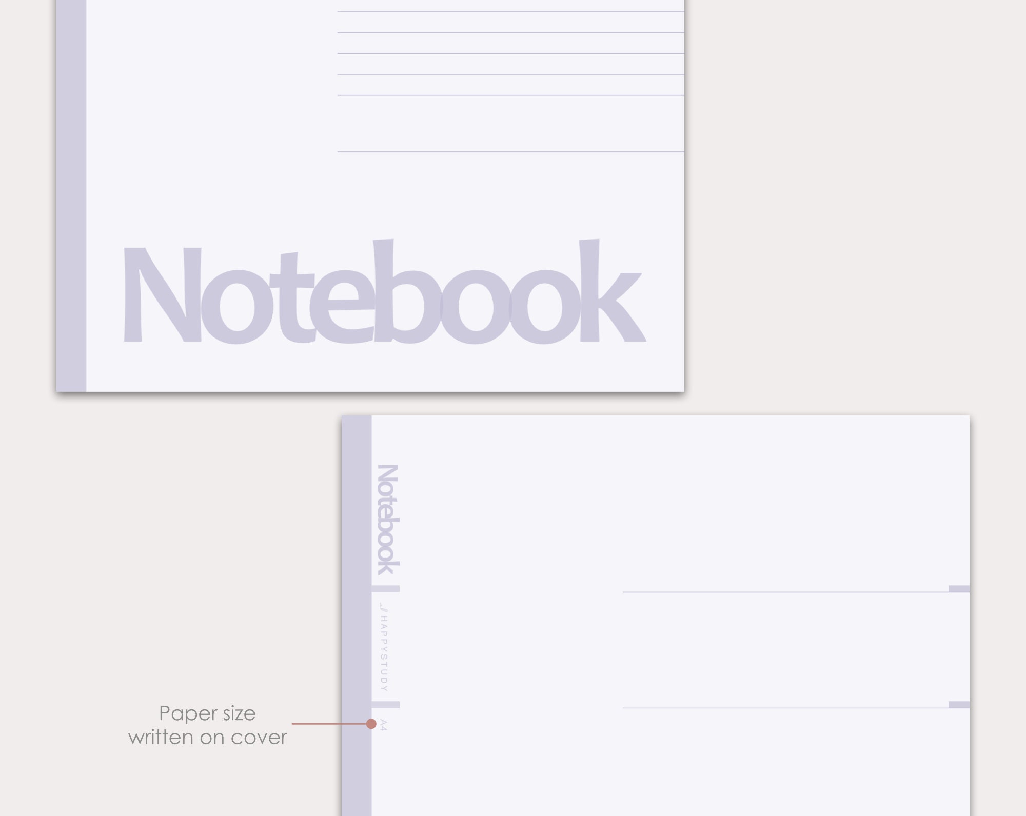 Kokuyo Campus-style Digital Notebook Covers | Pastel Colors | PDF ...