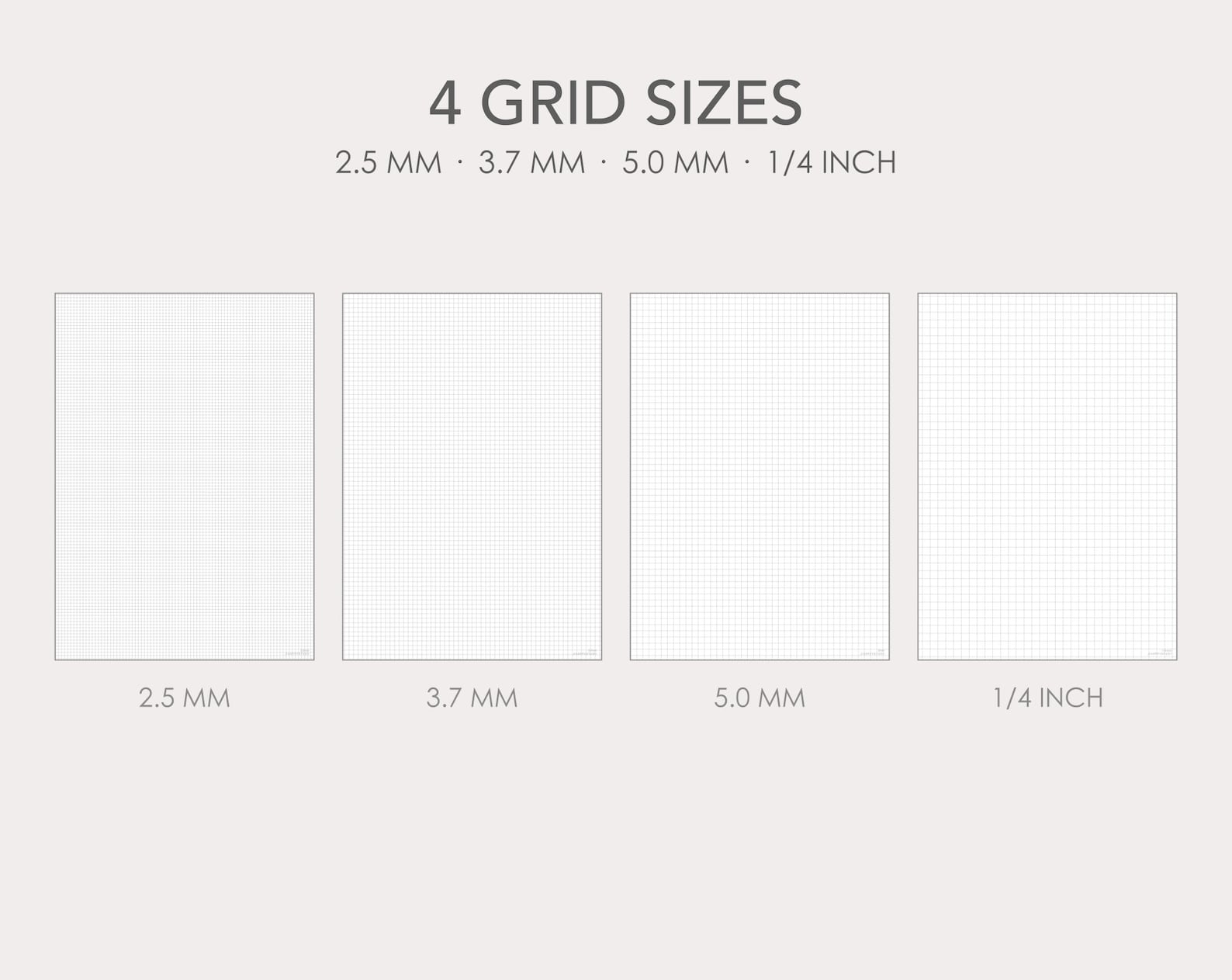Solid & Dashed Line Grid Paper Templates | PDF | Digital, Printable - Etsy