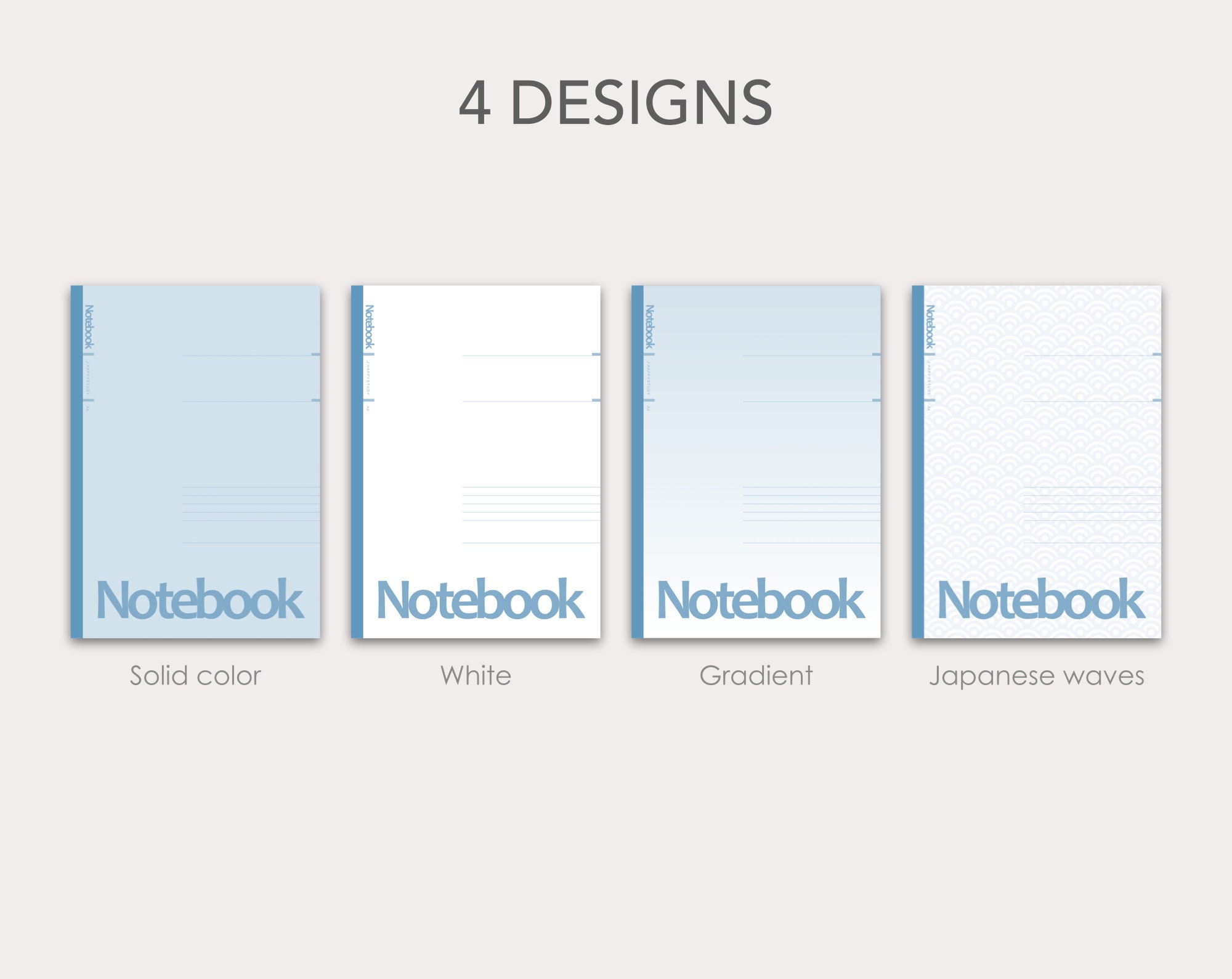 Kokuyo Campus-style Digital Notebook Covers PDF Digital - Etsy