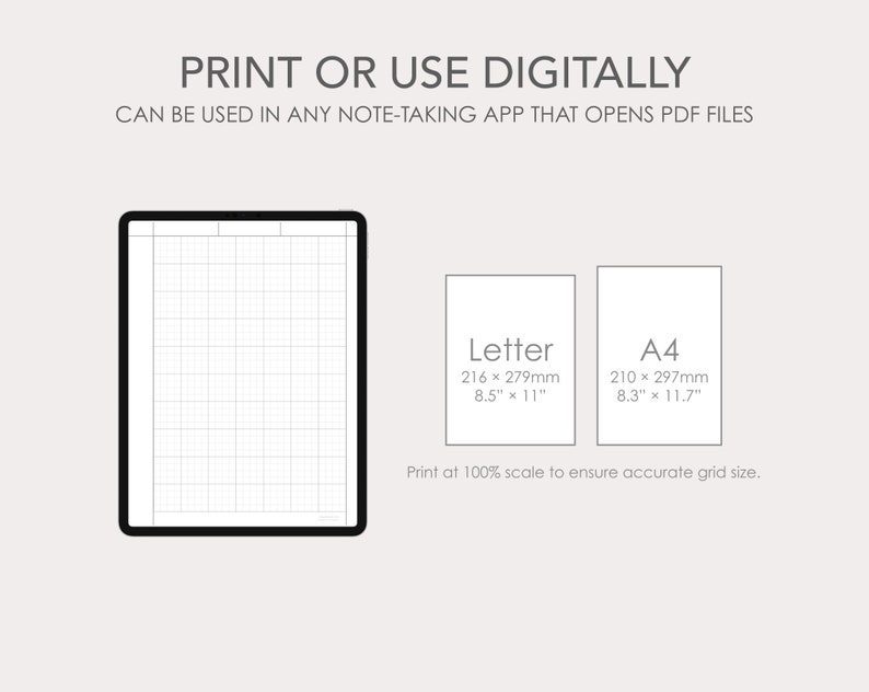 Engineering Paper Templates | PDF | Digital, Printable - Etsy