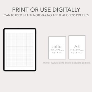 STEM Graph Paper Templates PDF Digital, Printable - Etsy