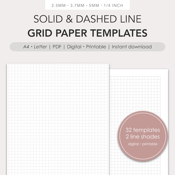Grid Template - Etsy