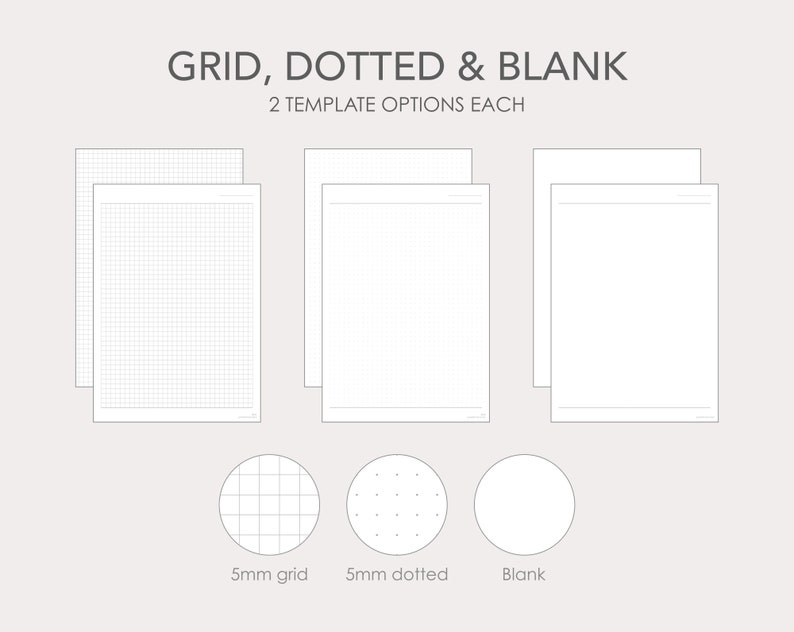 Kokuyo Campus-style Note Paper Templates | PDF | Digital, Printable - Etsy