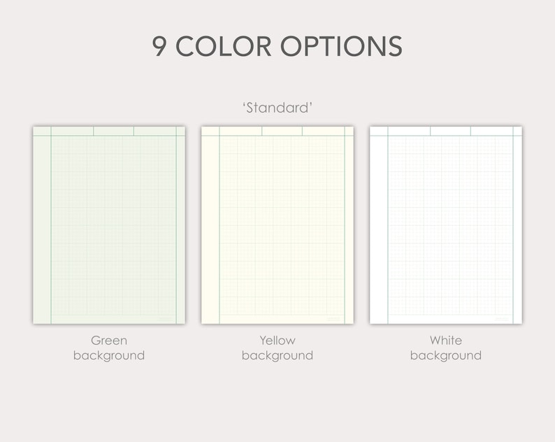 Engineering Paper Templates | PDF | Digital, Printable - Etsy