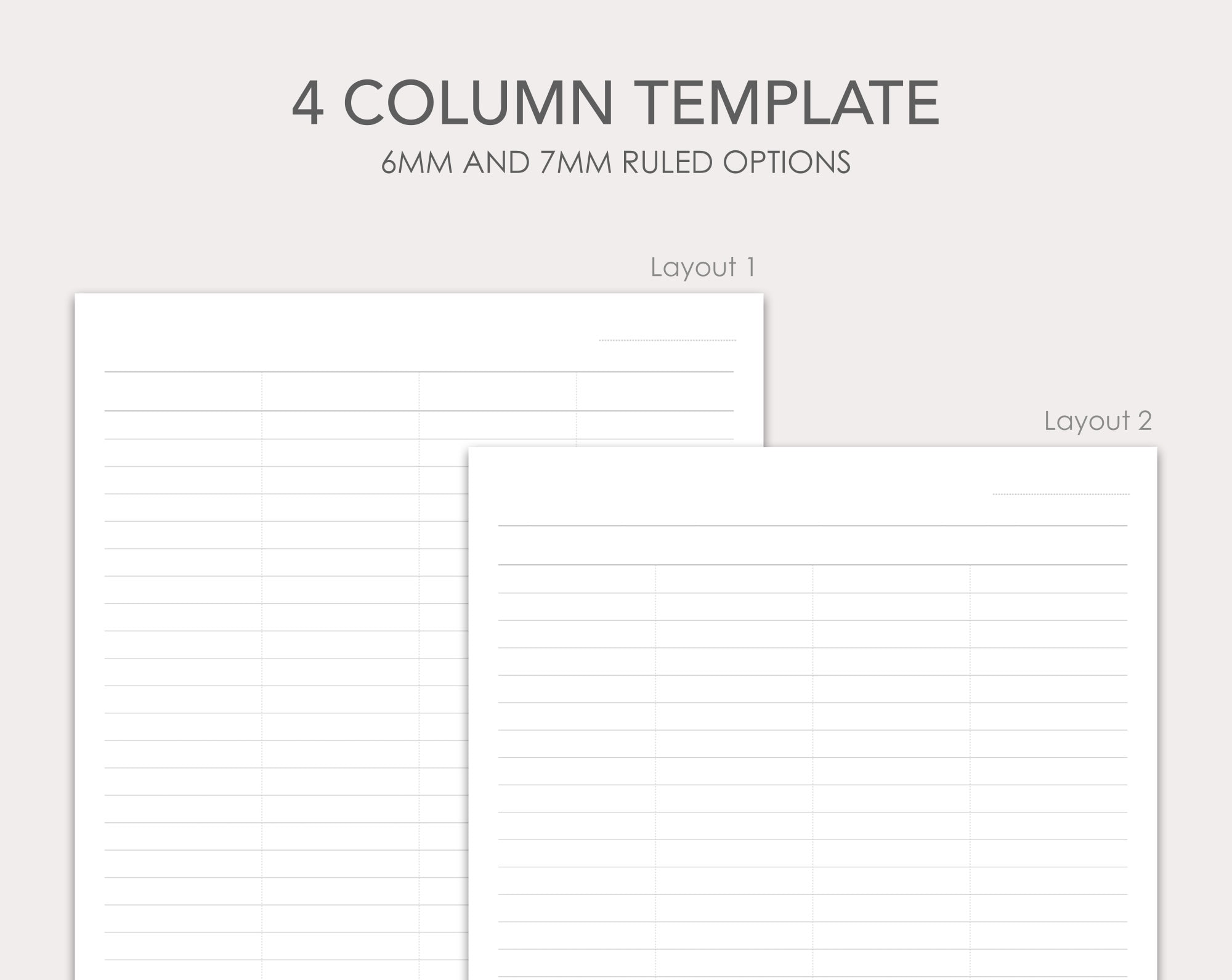 Revision & Test/exam Preparation Printable Note Templates - Etsy