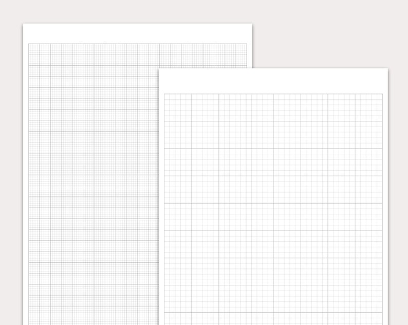 STEM Graph Paper Templates PDF Digital, Printable - Etsy