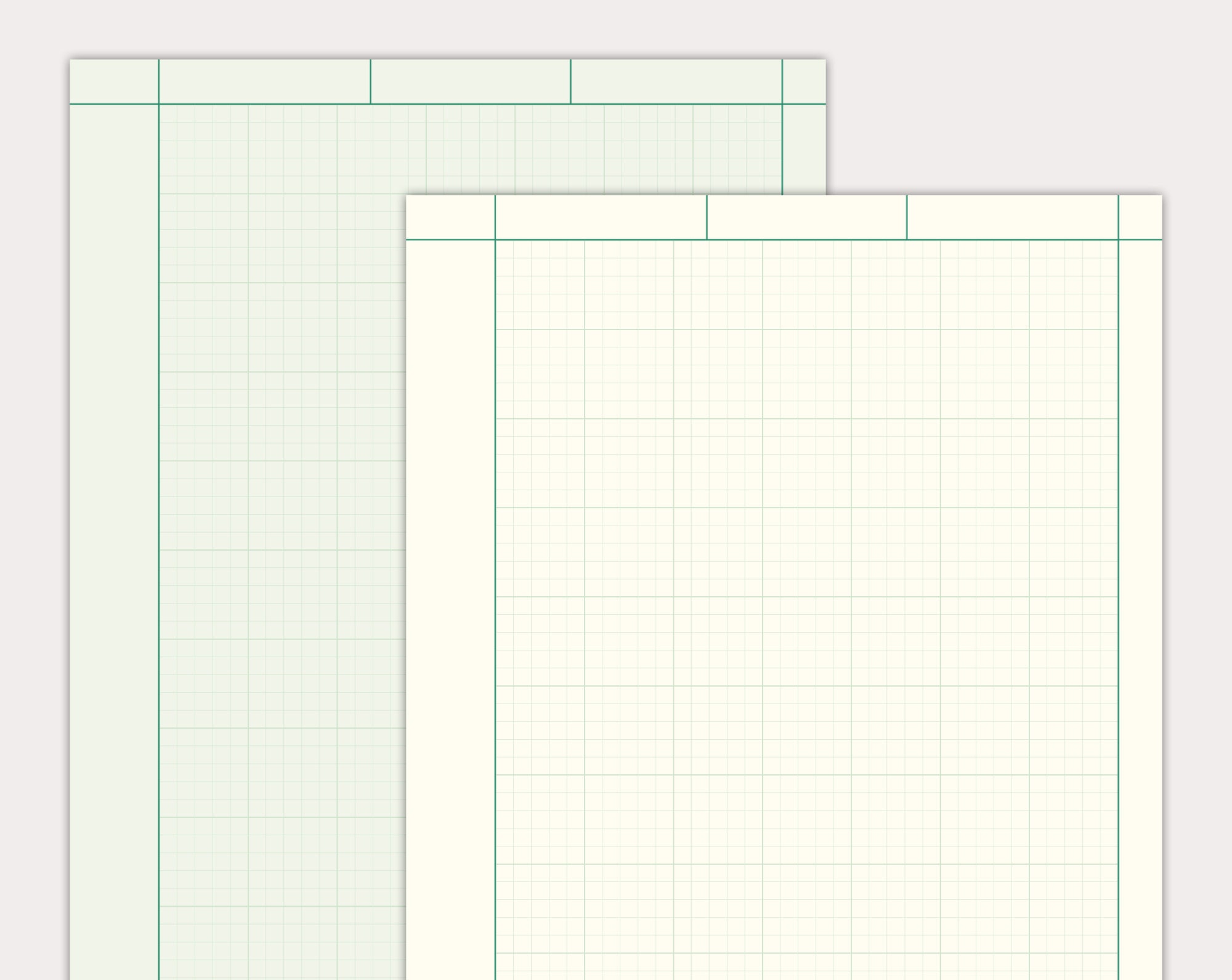 Engineering Paper Templates | PDF | Digital, Printable - Etsy
